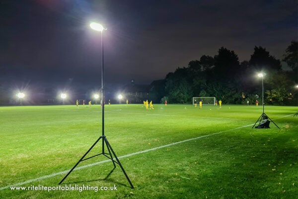 LED Lighting solutions for Football - Ritelite Portable Lighting