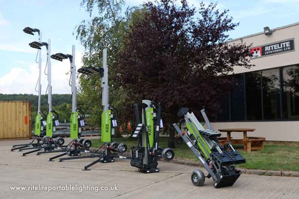 Quad Pod K65 Mobile Sports Lighting Tower