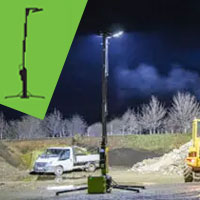 Large area LED Floodlighting & Mobile Lighting Towers - Ritelite ...
