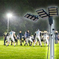 Mobile LED Lighting Tower for American Football - Ritelite Sytems