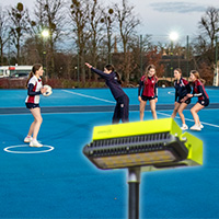 Portable Netball Court Lighting | SPORTS-LITE LED for Winter play